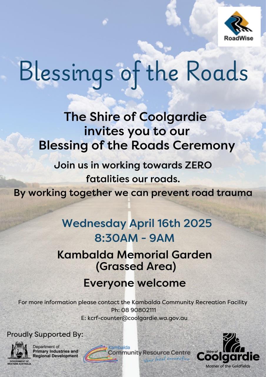 Blessing of the Roads Kambalda » Coolgardie Shire Council