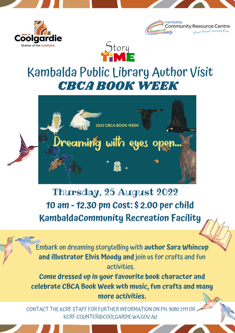 Children's Book Week - Dreaming with Eyes Open » Coolgardie Shire Council