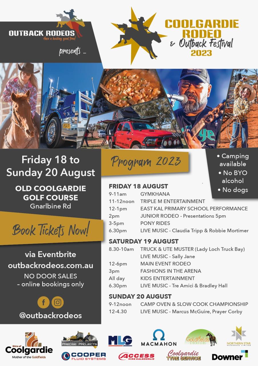 Coolgardie Rodeo & Outback Festival » Coolgardie Shire Council