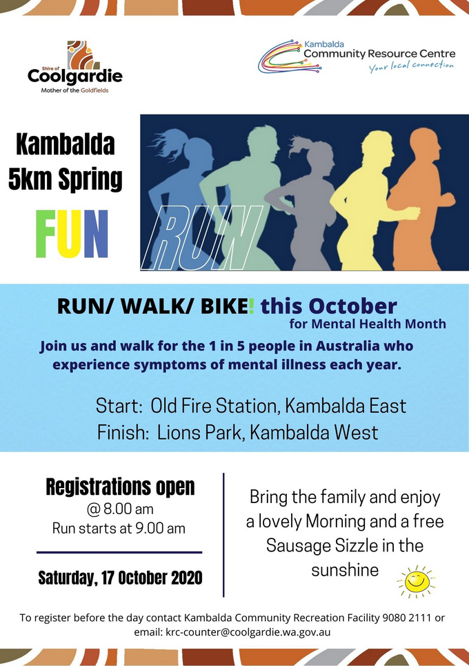 Kambalda 5km Spring Fun Run » Coolgardie Shire Council