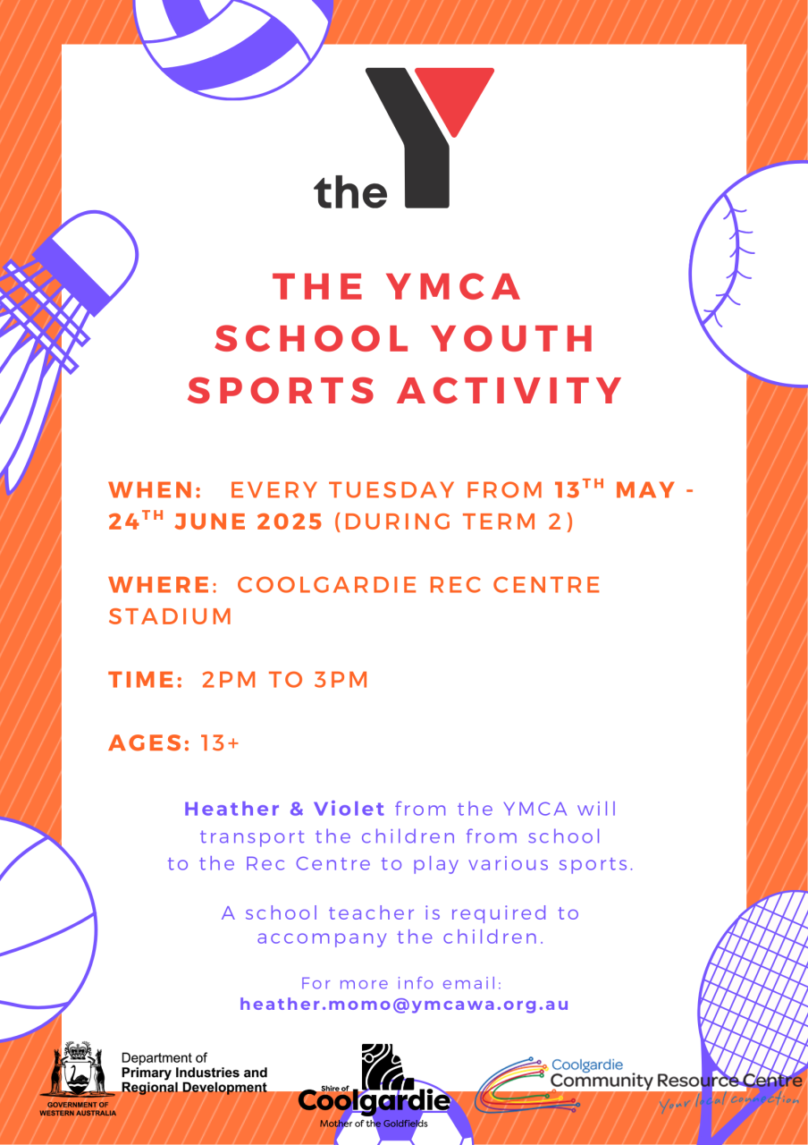 YMCA School Sports Program – Term 2 » Coolgardie Shire Council