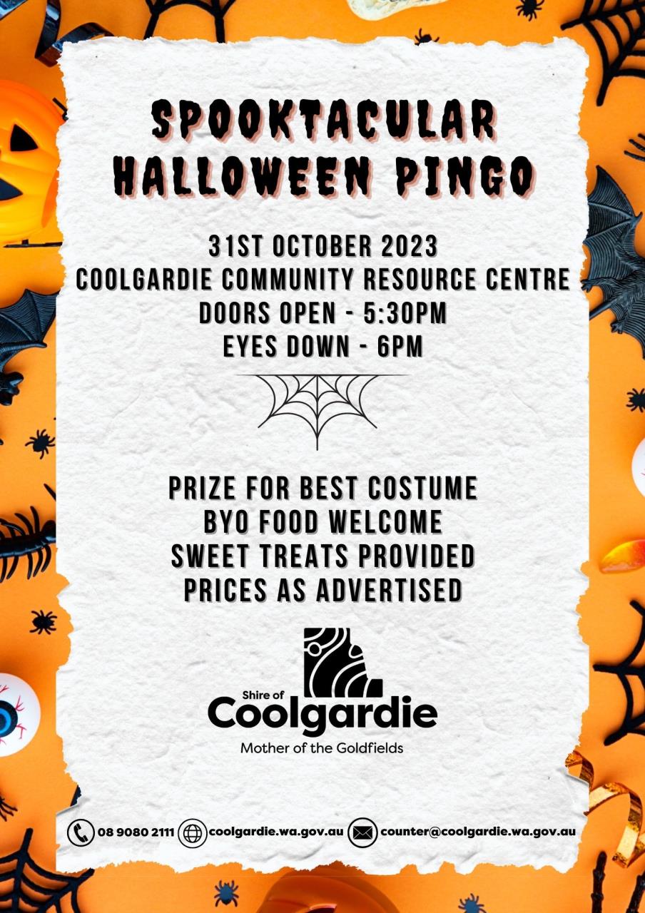 Halloween pingo » Coolgardie Shire Council