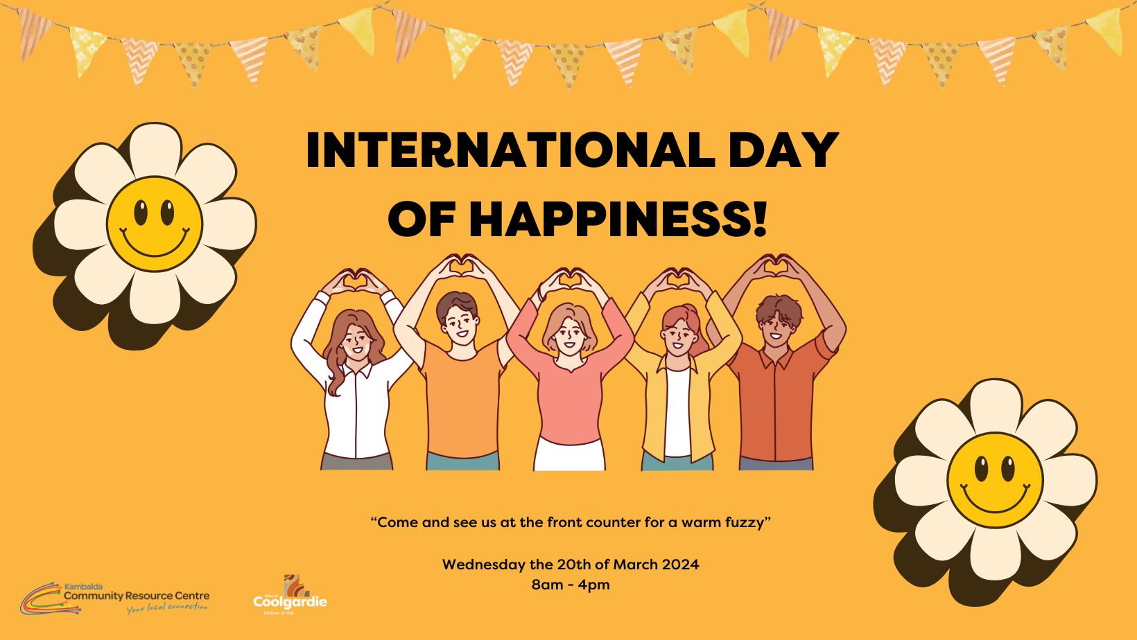 International Day of Happiness » Coolgardie Shire Council