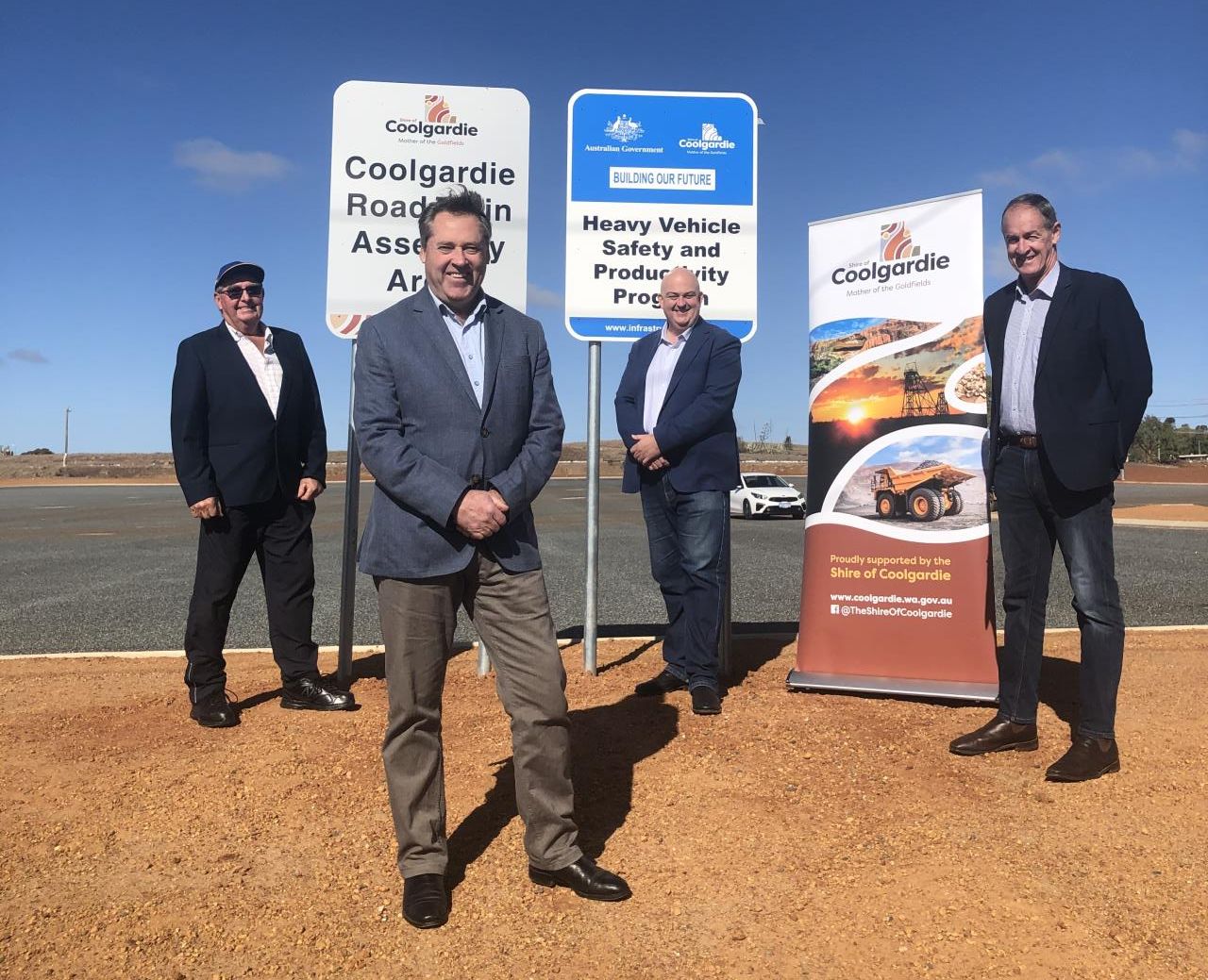 News Story - Ribbon cut on Coolgardie Road Train Assembly Area ...