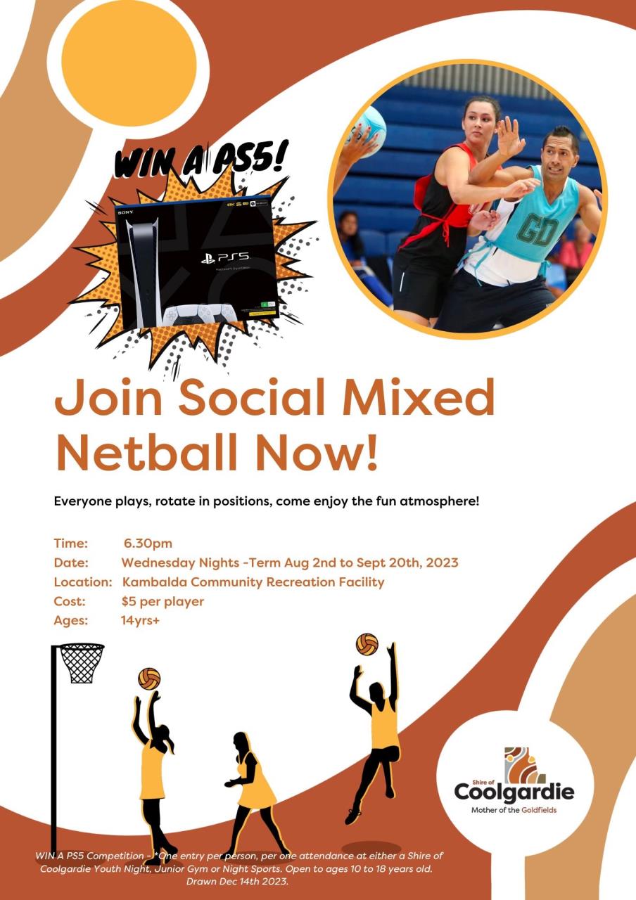 Social Mixed Netball » Coolgardie Shire Council