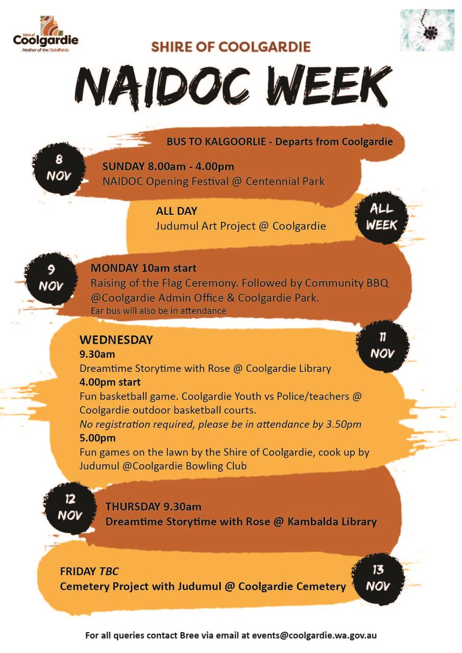 NAIDOC Week » Coolgardie Shire Council