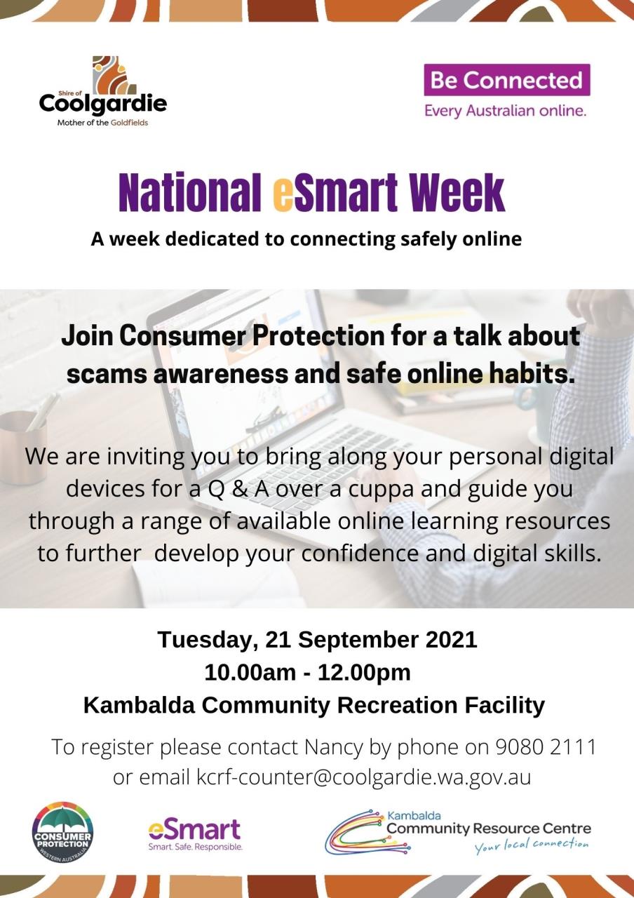 National Esmart Week » Coolgardie Shire Council