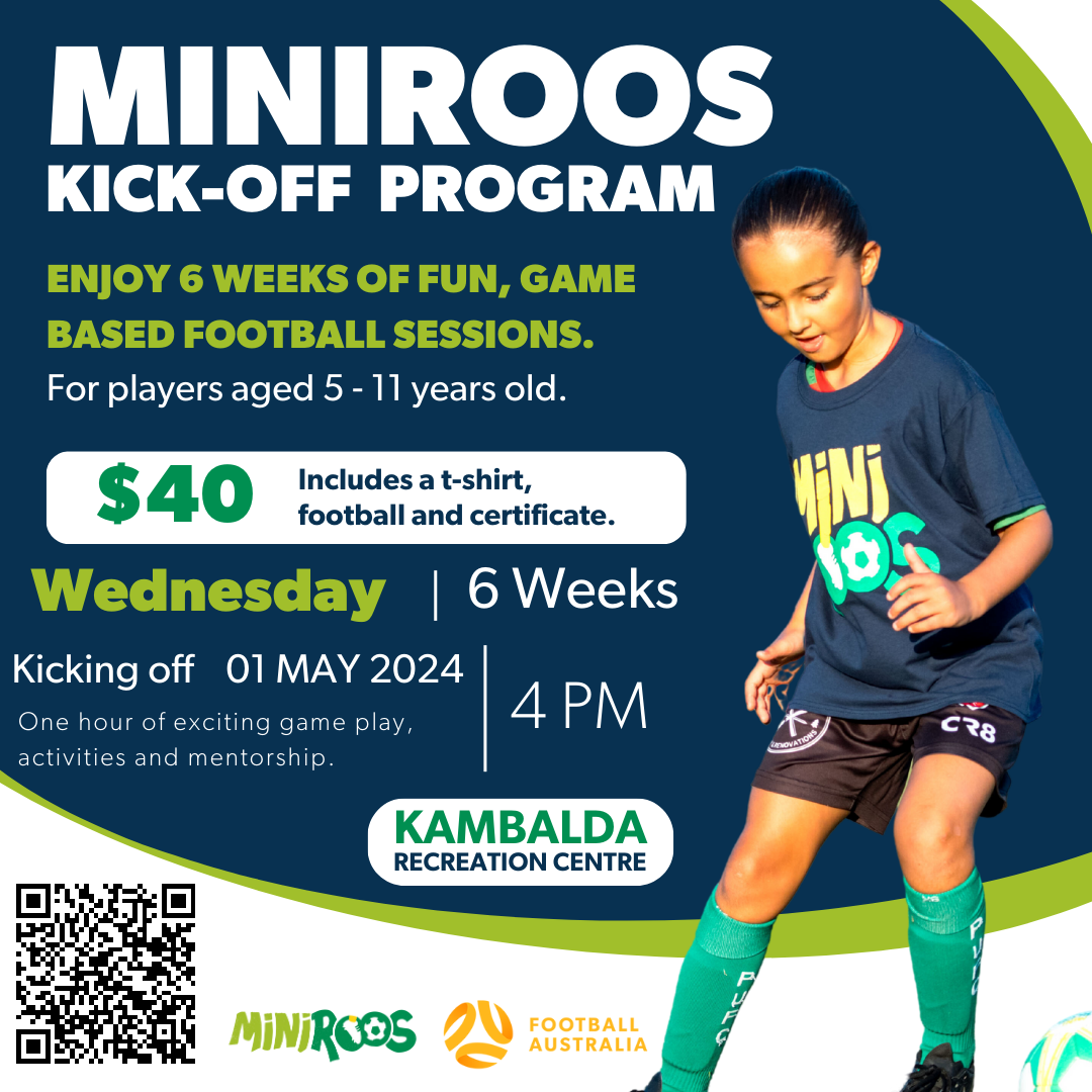 Miniroos kick-off program » Coolgardie Shire Council