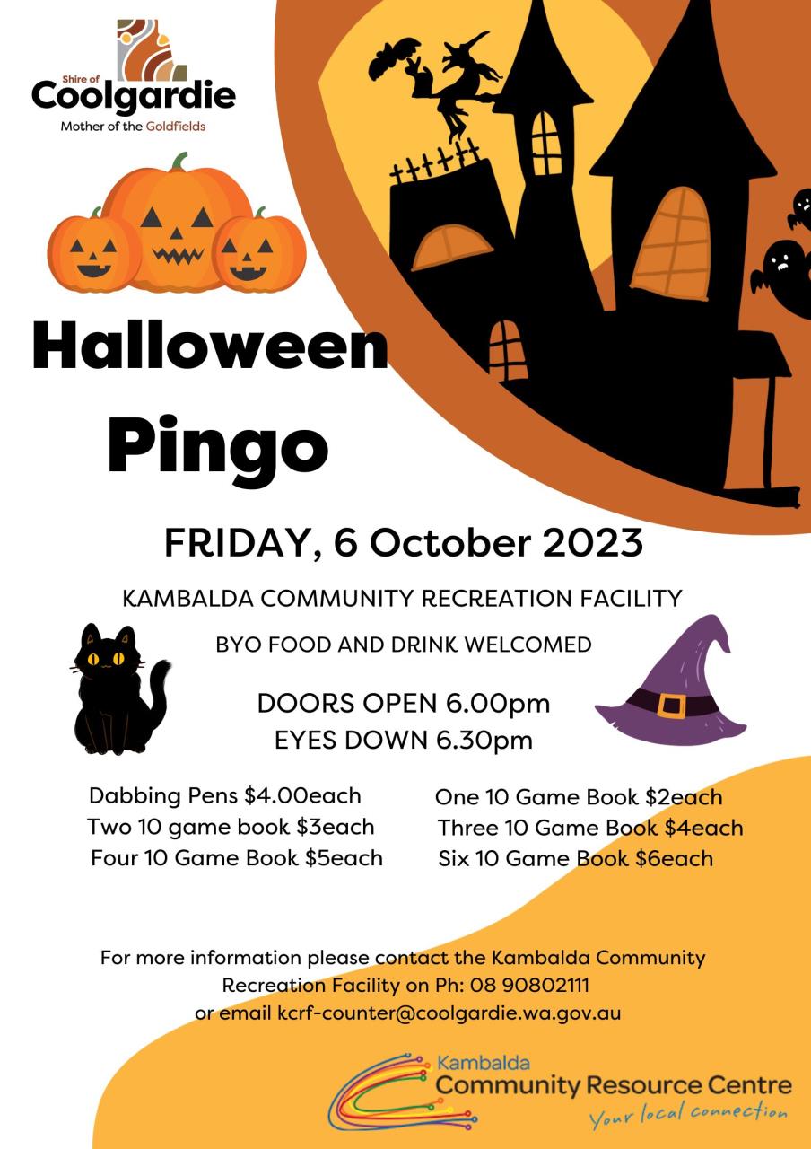 Halloween Pingo - Kambalda » Coolgardie Shire Council