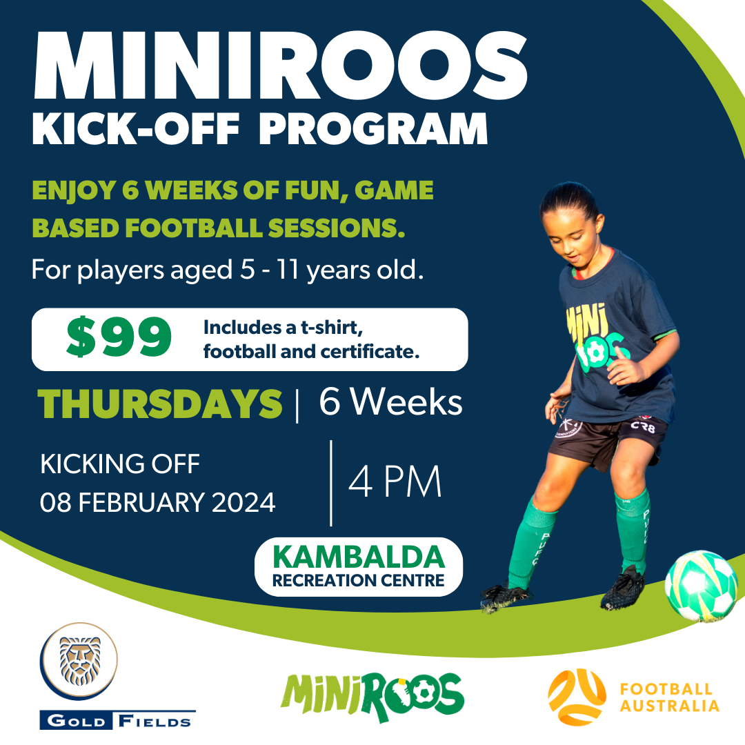 Miniroos Kick Off Program - Kambalda » Coolgardie Shire Council