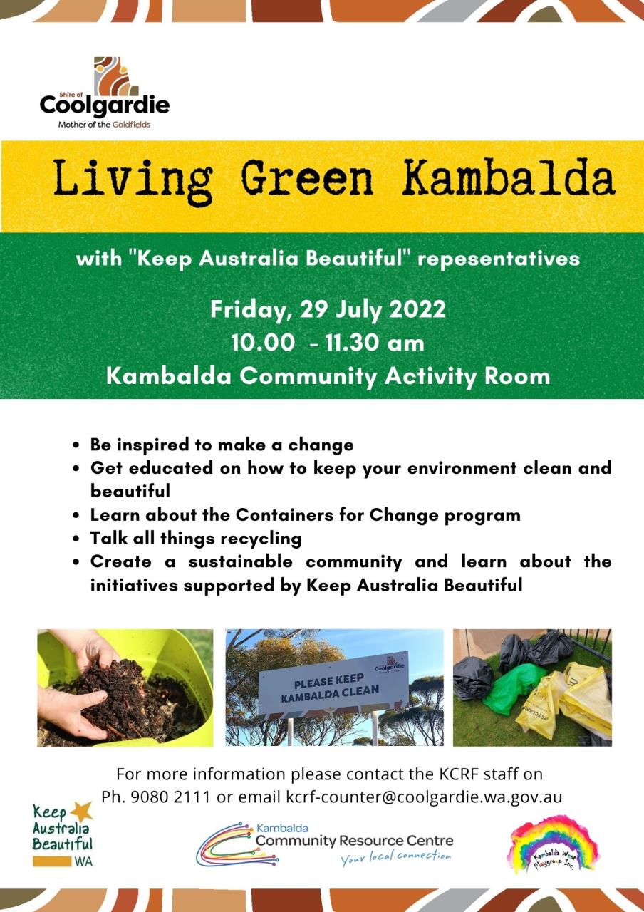 Living Green Kambalda » Coolgardie Shire Council