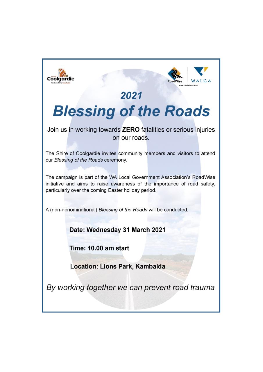 2021 Blessing of the Roads » Coolgardie Shire Council