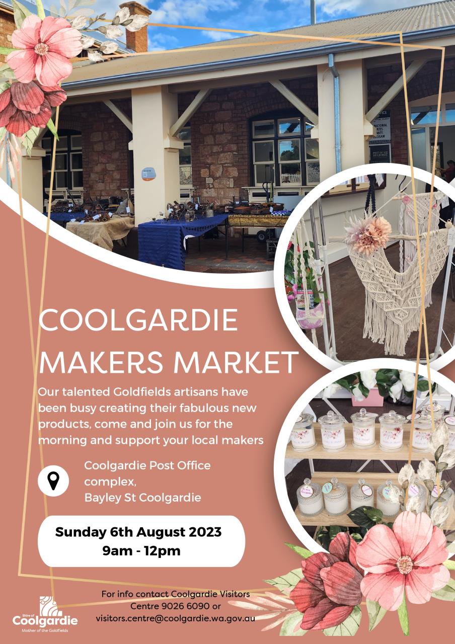 Coolgardie Makers Markets » Coolgardie Shire Council