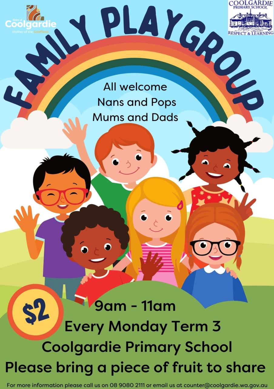 Family Playgroup » Coolgardie Shire Council